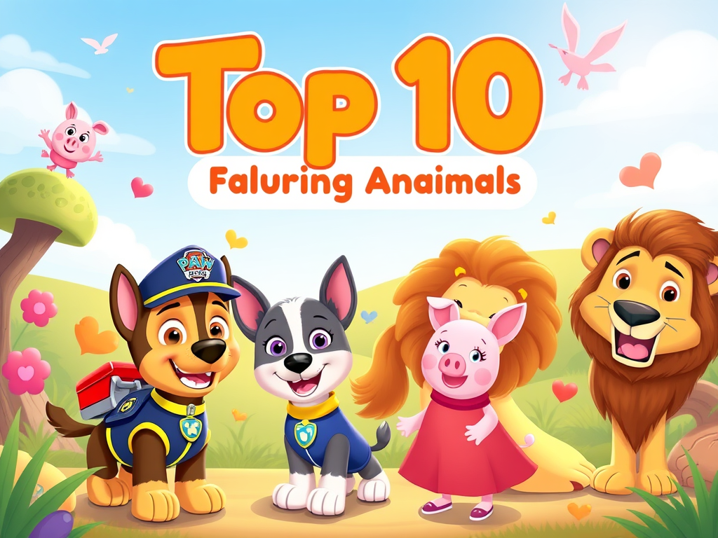 Top 10 Family-Friendly Cartoons Featuring Animals – Hena's Blog For Paws