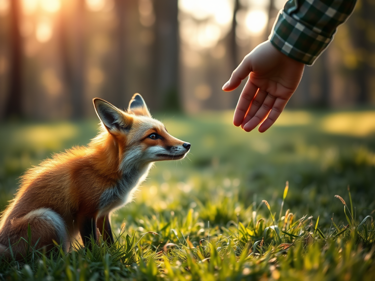 Bonding Between A Fox And A Human – Hena's Blog For Paws